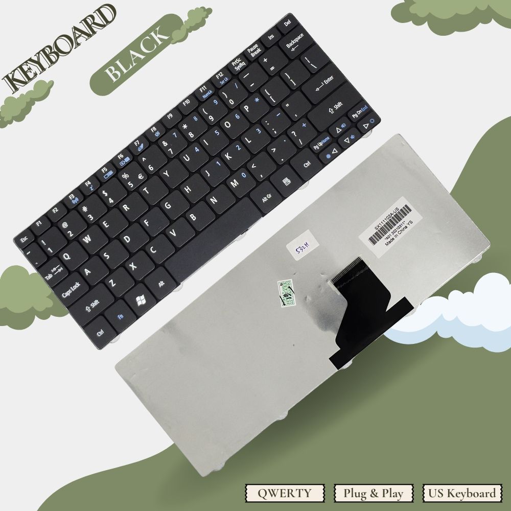 Best Quality Acer Aspire One 532h D255 D257 D260 D270 522 Black Laptop ...
