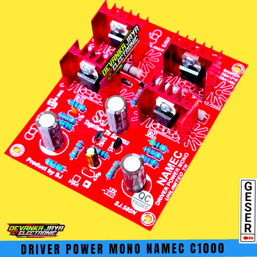 NAMEC C1000 1000 watt Mono Power Amplifier Driver Kit | Shopee Philippines