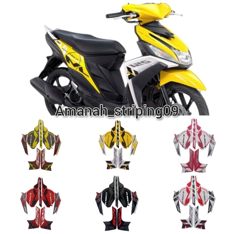 2015 2016 Mio M3 motorbike body standard striping sticker set, the best ...