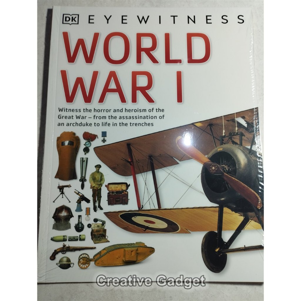 World War I - DK Eyewitness - History Military Book WW1 - History Book ...
