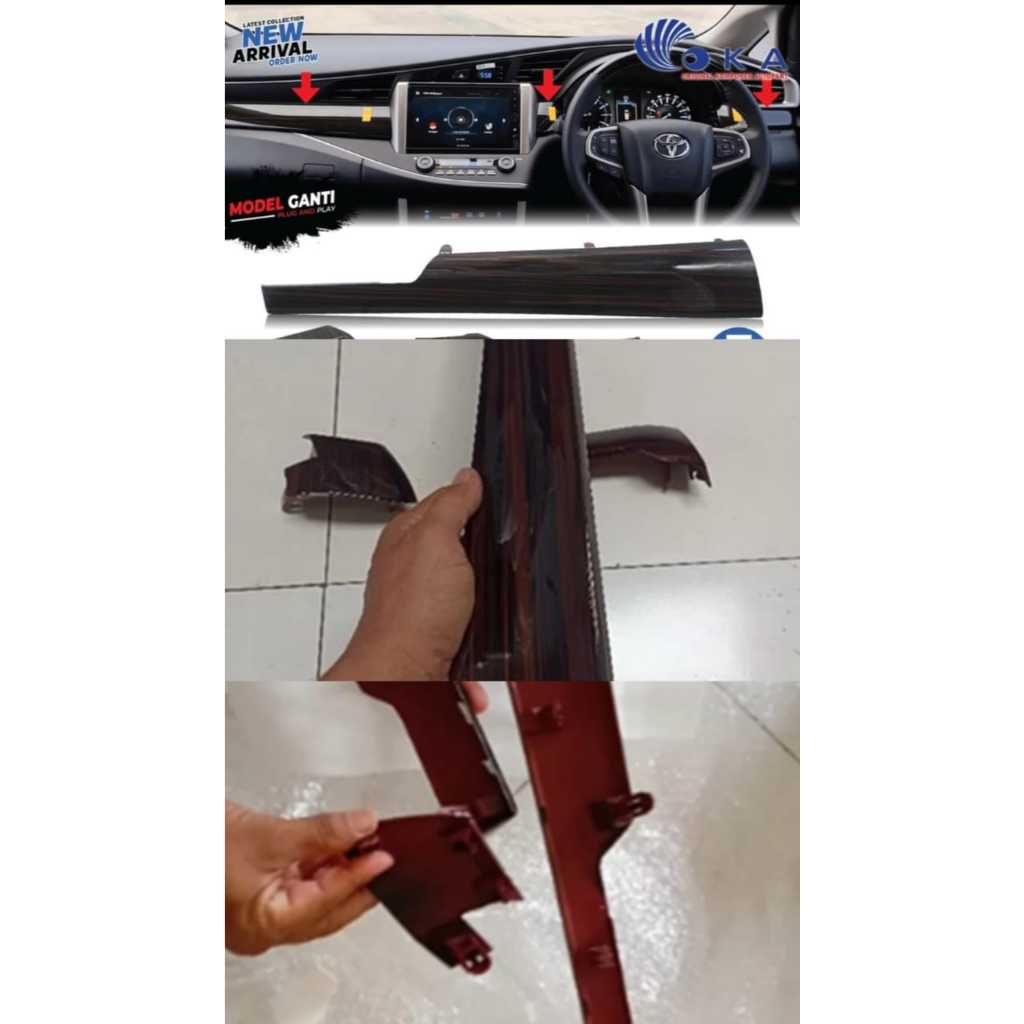 Innova Reborn Car Dashboard Panel 2016 - 2025 Up Replace Model | Shopee ...