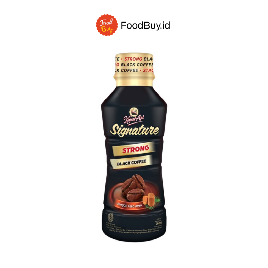 Kapal Api Bottle Signature Strong Black Coffee 200ml | Shopee Philippines