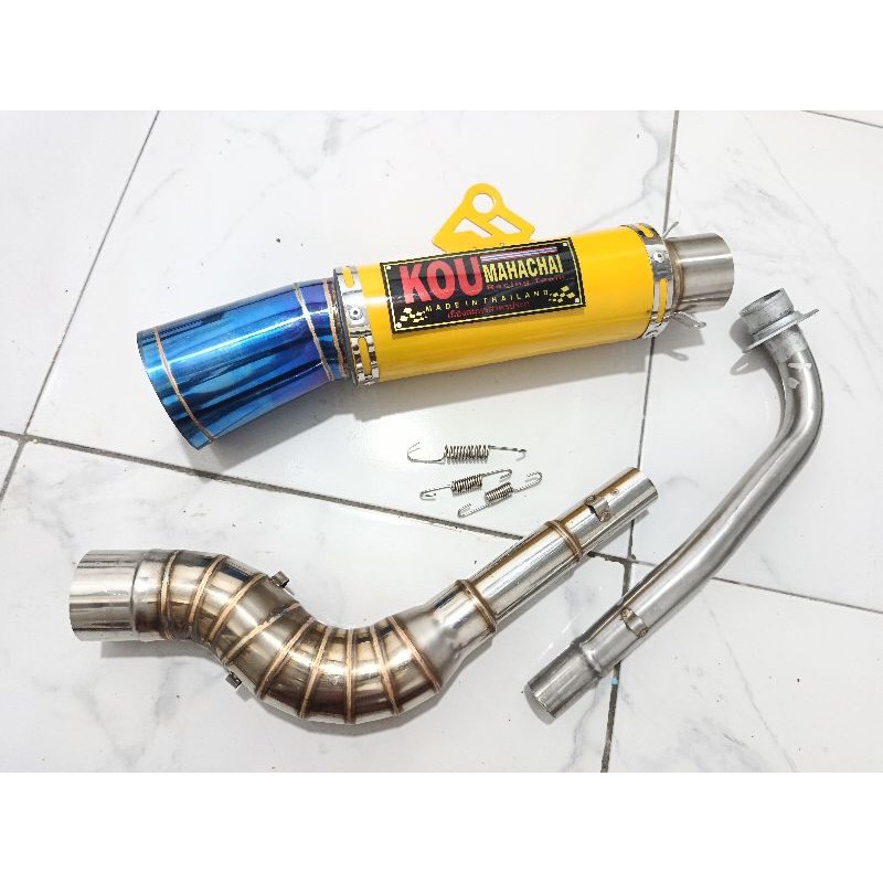 Kou MAHACAI 1set Pipe 51mm canister conical open specs exhaust Pipe for ...