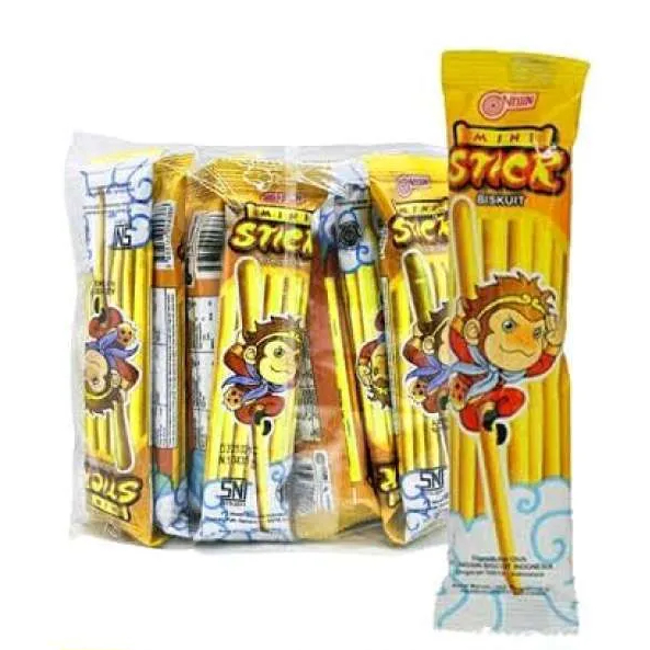 NISSIN CRACKERS BISCUIT MINI STICK YELLOW 10X13gr NISSIN MINI STICK ...