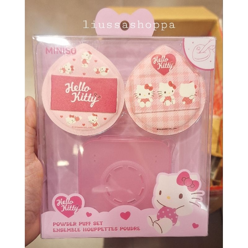 Miniso Makeup Sponge - Sanrio Characters Pink Collection Powder Puffs ...