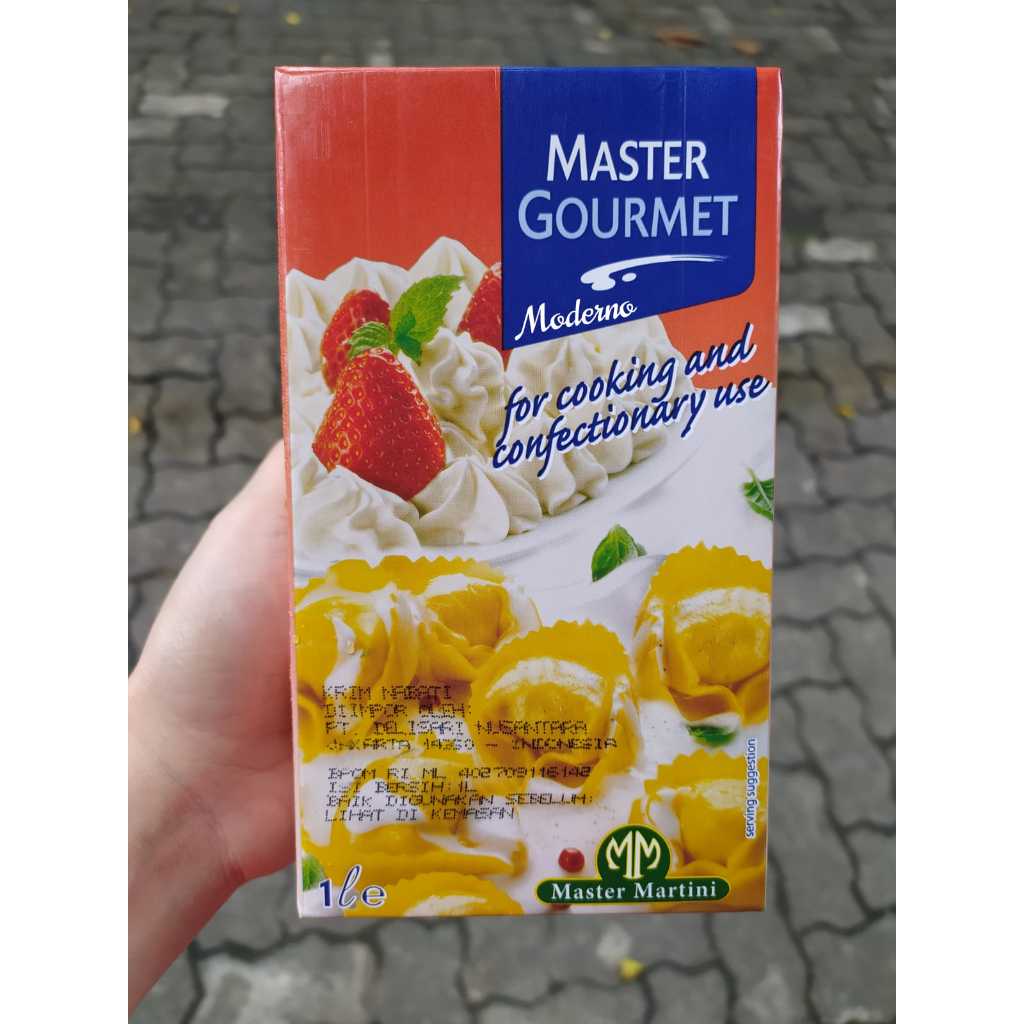Multipurpose Cooking Cream - Cooking Cream UHT Master Gourmet 1L ...