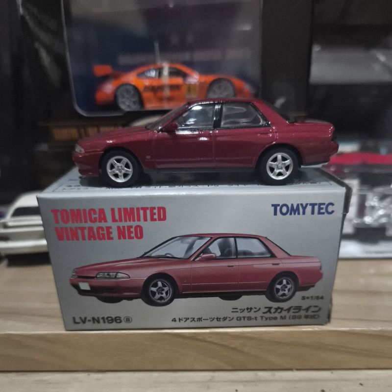 Tomica Limited Vintage Neo TLV-N196a Nissan Skyline GTS-t TypeM Red R32 ...