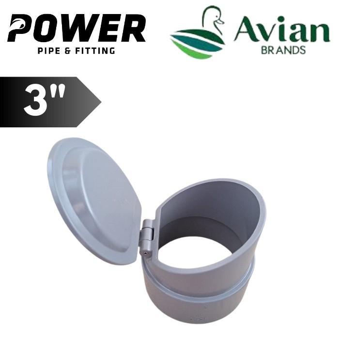 Backflow valve 3" Power anti-flood sewer pipe cover | Shopee Philippines