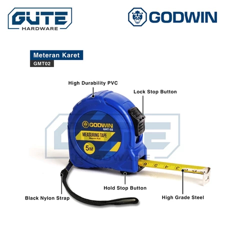 Rubber Meter / Roll Meter / Handyman's Meter GMT 02 GODWIN | Shopee ...