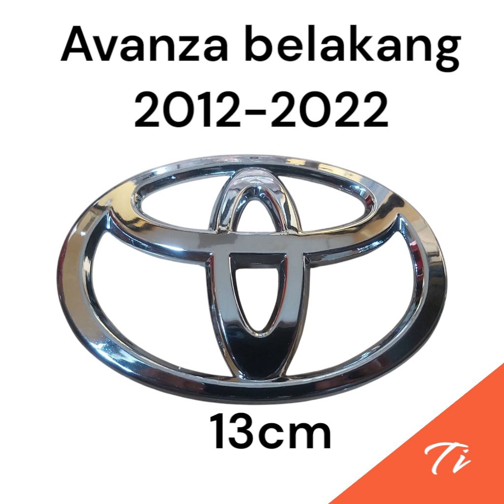 Rear toyota logo emblem for avanza 2012-2017 / avanza emblem | Shopee ...
