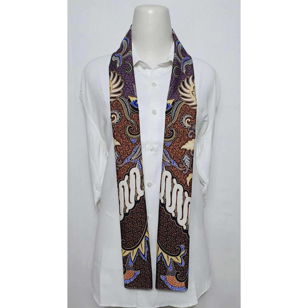 S16 Women's batik Scarf - Typical Indonesian Men's Neck Scarf Syaneck ...