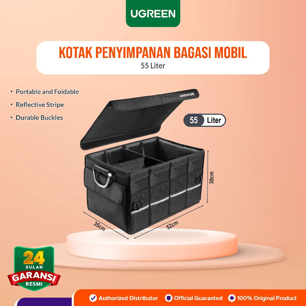 UGREEN 80710 Box Organizer Trunk Car Luggage Storage Car Trunk Storage ...