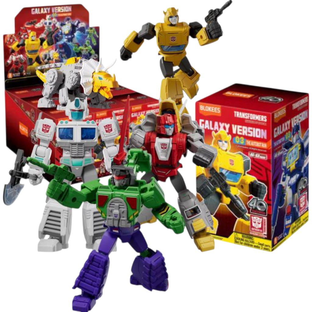 Action Figure Blokees Transformers Model Kids Experience Galaxy Version ...