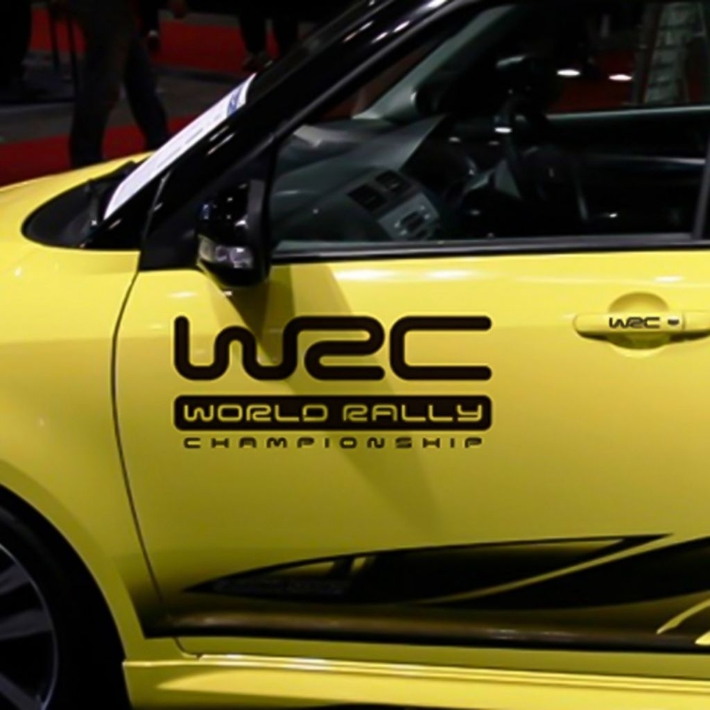 WRC hologram stickers for car bodies look cool and cool | Shopee ...