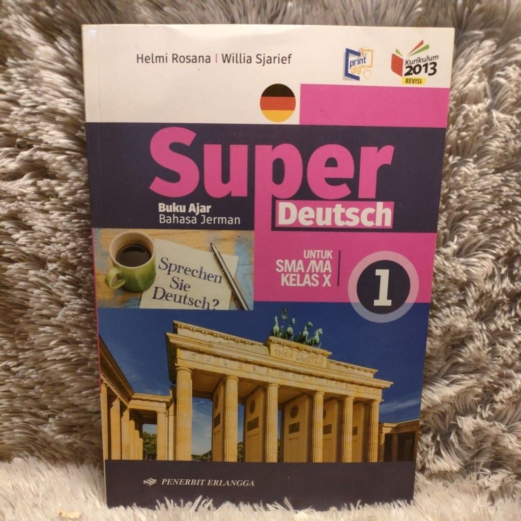 Super deutsch German language textbook for grade 1 high school | Shopee ...