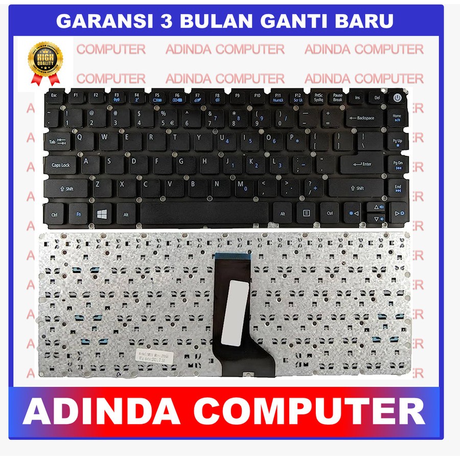 ASPIRE ACER KEYBOARD E14 ES14 ES1--422 E5-422 E5-432 ES1-420 ES1-420G ...