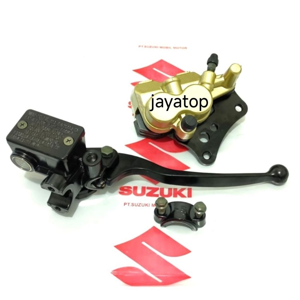 SUZUKI Master brake set + front caliper satria 2-stroke shark dolphin ...