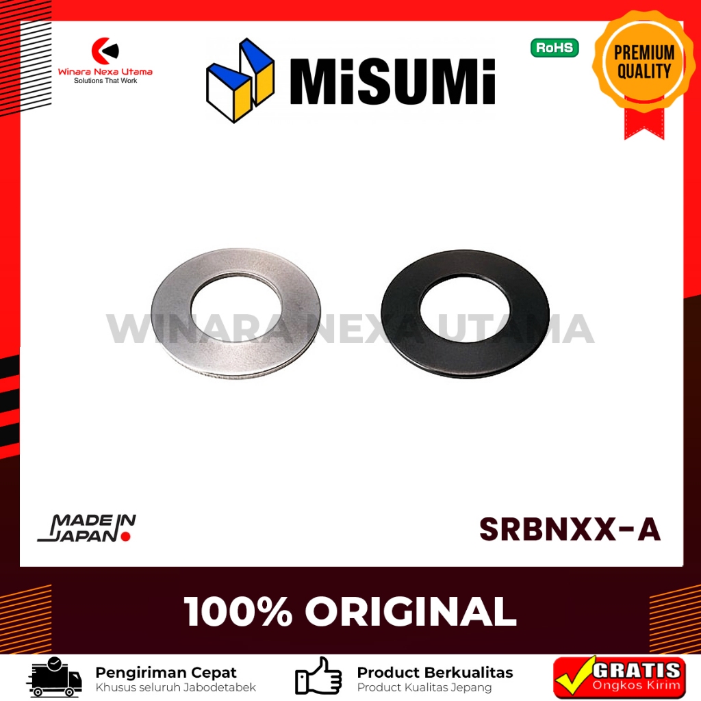 Original Japanese Misumi Disc Spring | Belleville Washer Misumi | SRBN ...