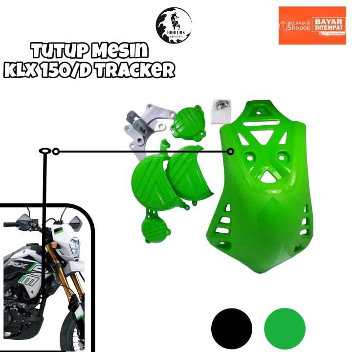 MESIN Engine Cover or Kawasaki KLX 150 Engine Cover/ Complete Engine ...