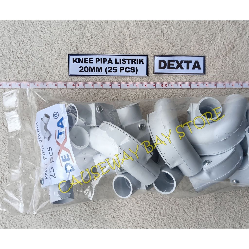 KNEE ELECTRIC PIPE 20MM DEXTA 1 PACK (25 PCS) | Shopee Philippines