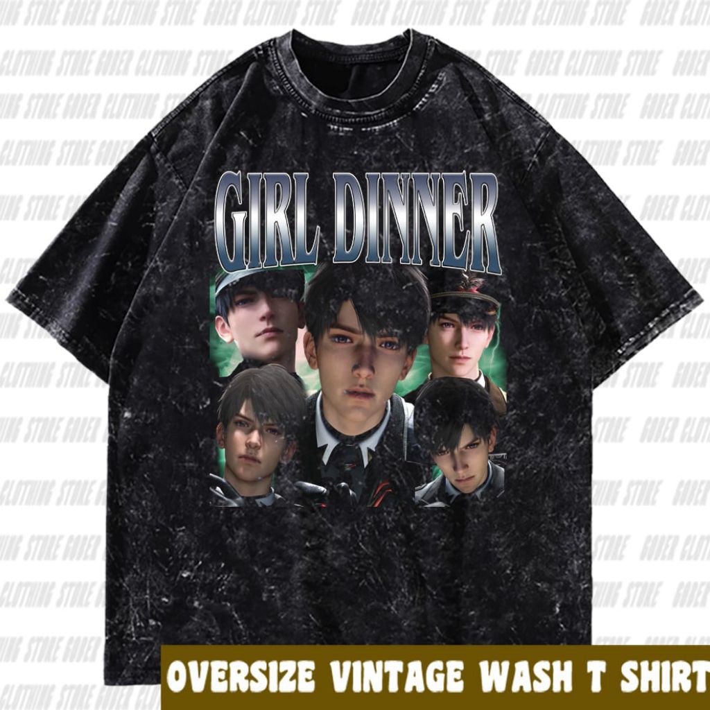 Oversized Love and deepspace Caleb GD T-Shirt | Cotton 24s Built-Up ...