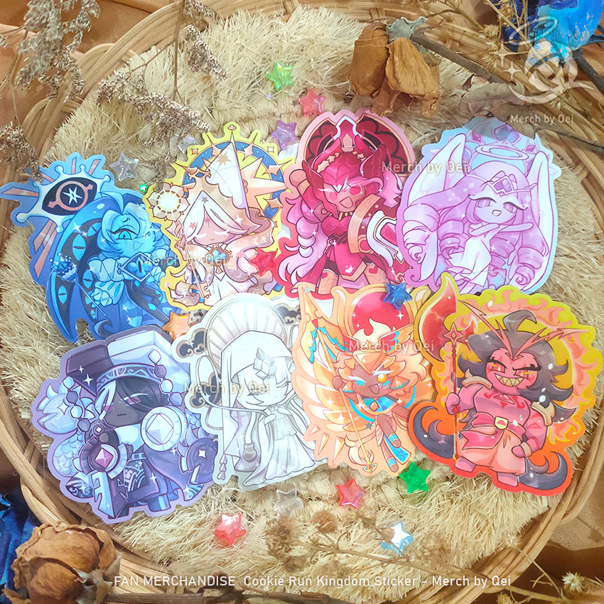 [1PCS] COOKIE RUN KINGDOM BEAST & ANCIENT COOKIES Vinyl Sticker Fanart ...