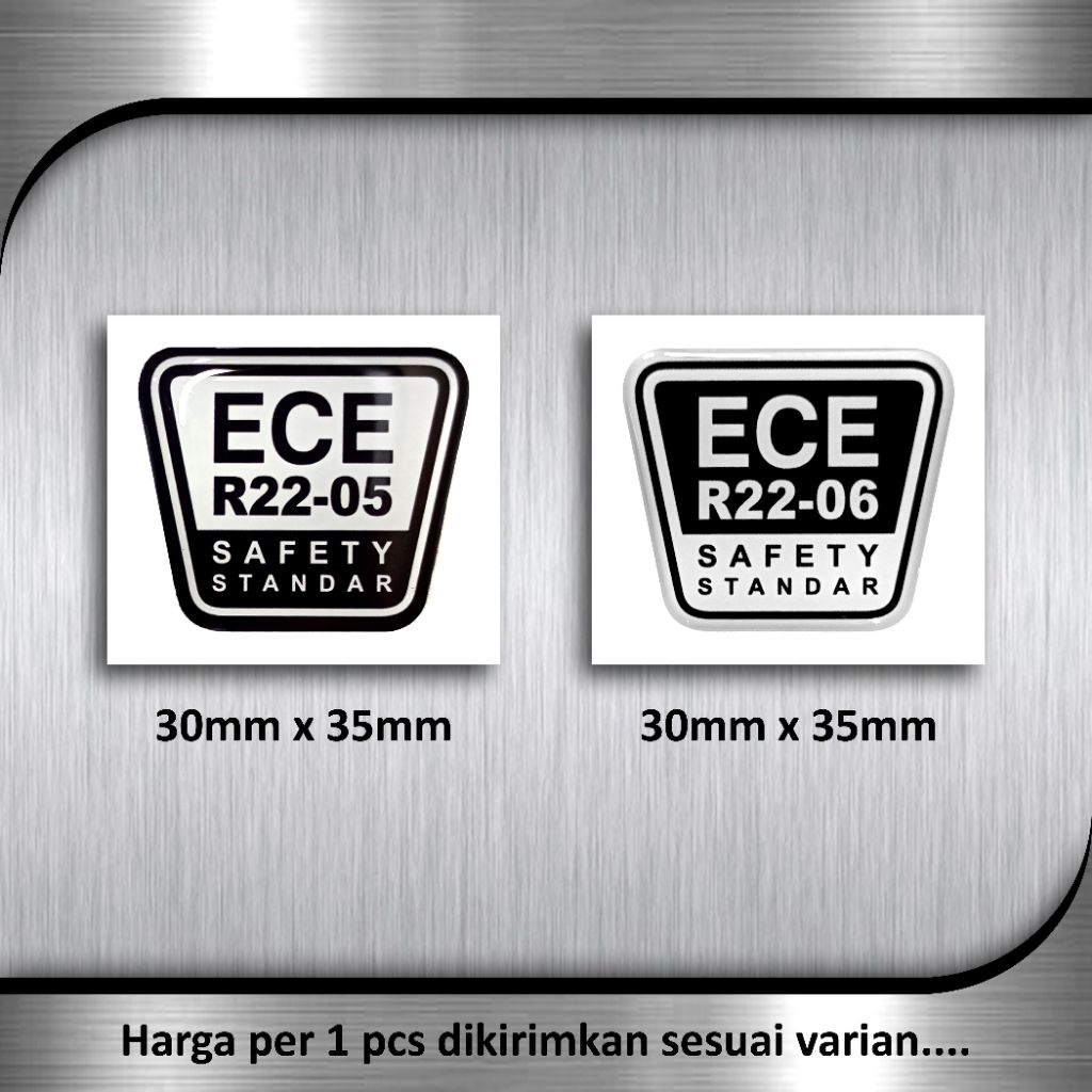 ECE Safety Standard Helmet Sticker | Shopee Philippines