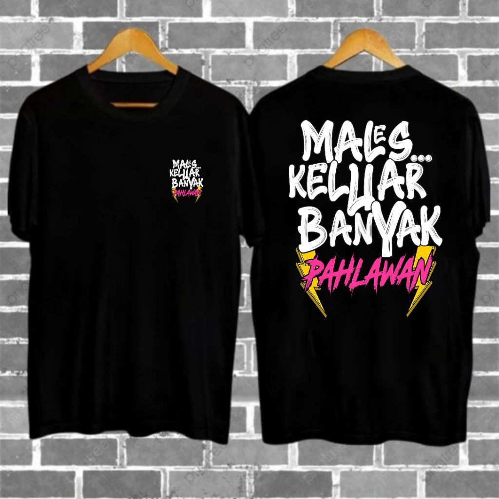 Men's T-shirts, Distro T-shirts, Size ML XL XXL, Lazy Words Motif, Lots ...