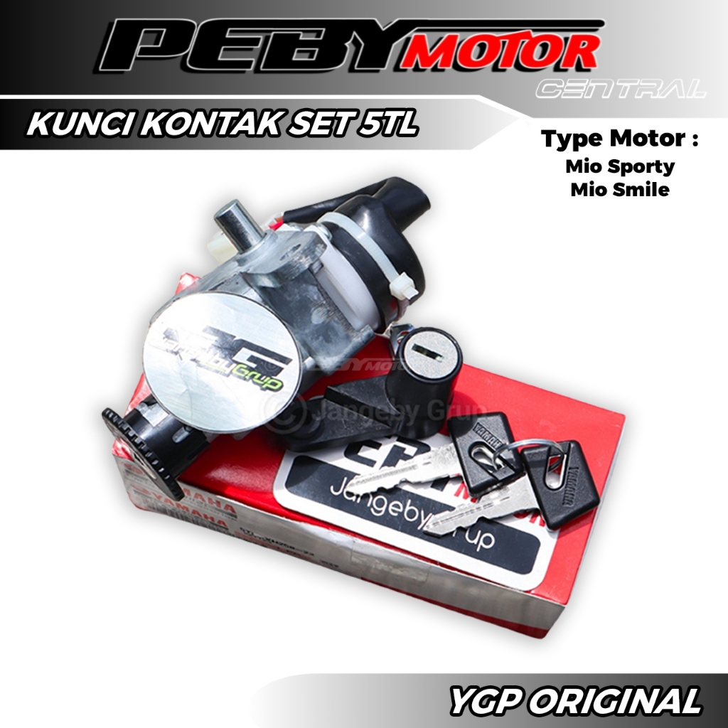 Official ORIGINAL Mio Sporty Mio Smile Ignition Key Set YGP 5TL-XH250 ...