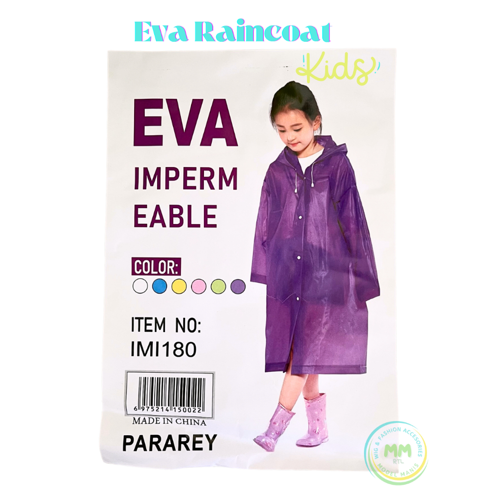 MM34 Children's Raincoat Eva Raincoat Kids Rain Coat | Shopee Philippines
