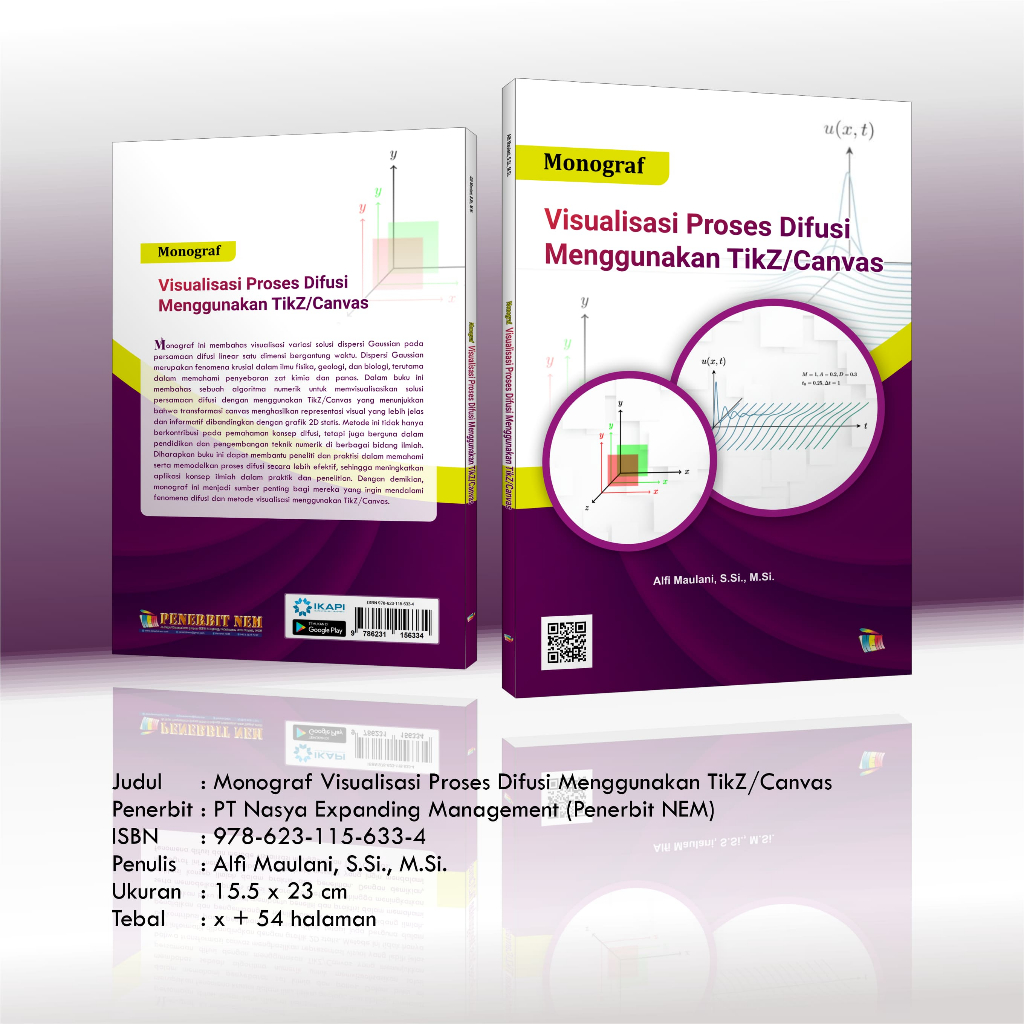 Monograph Book on Visualization of Difusi Process Using TikZ/Canvas ...