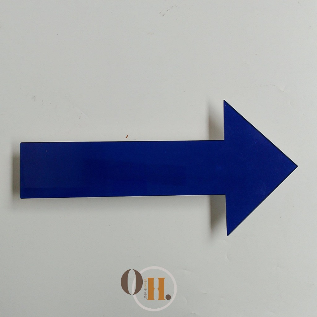 Custom Acrylic Arrow Signs - Custom Acrylic Arrow Colors | Shopee ...