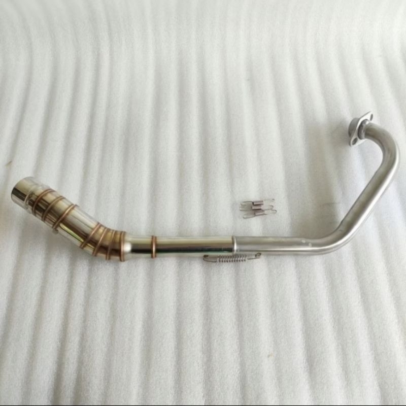 Stainless big elbow Raider 150carb Raider 150fi Tmx 125 Tmx 155 Rusi ...