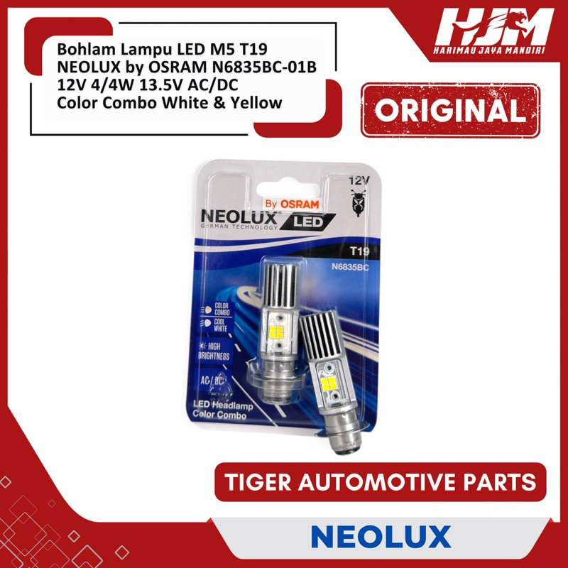 Led Motorcycle Headlight Bulb M5 H6 T19 Legs 1 Color Combo Two Colors ...