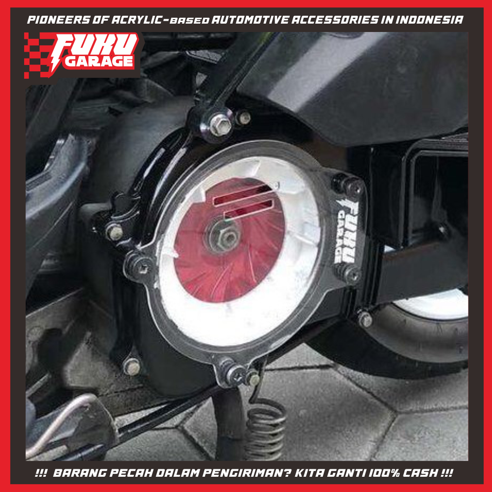 Acrylic cvt Cover for AEROX OLD 155 (without bolts) | Shopee Philippines