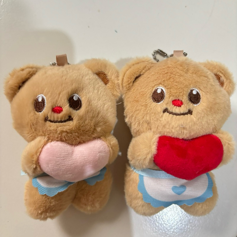 MERAH Ganci DEAR BUTTER BEAR DOLL LOVE PINK RED APRON | Keychain TAS ...