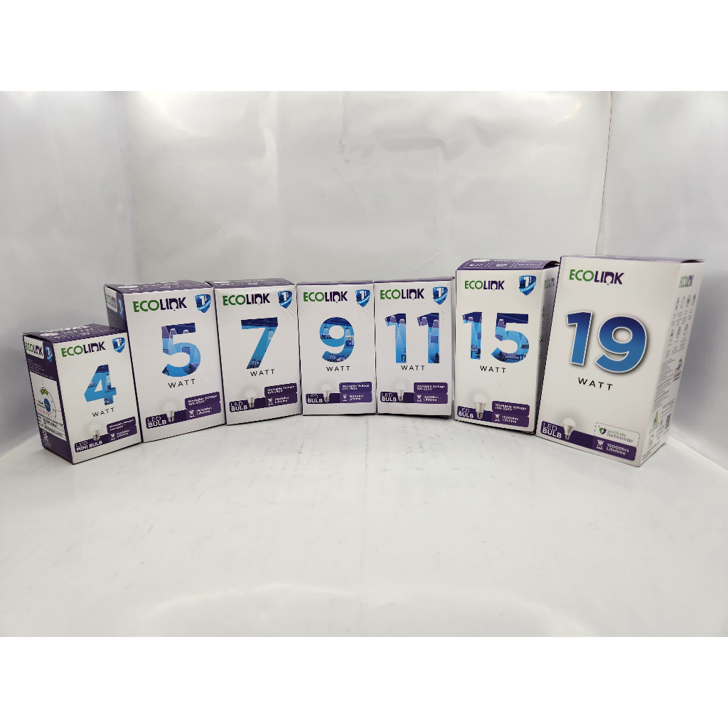 Ecolink LED Bulb Lamp 5w, 7w, 9w, 11w, 15w, 19w Original | Shopee ...