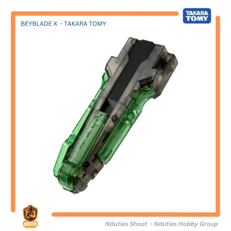 BX-00 Takara Tomy Beyblade X Custom Grip (Clear Black Green Grip ...