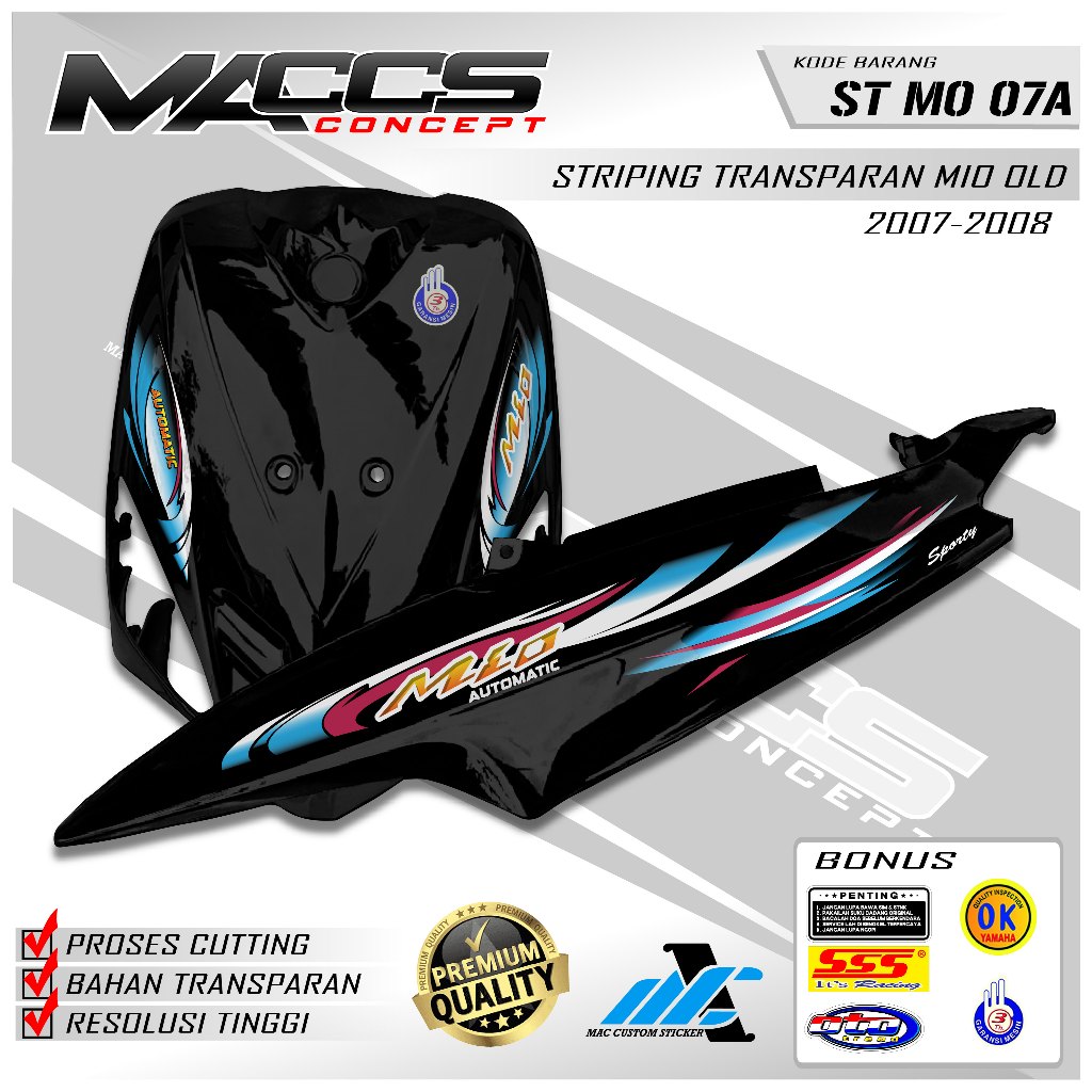 Mio SPORTY / SMILE NEW MOTIF VARIATION STRIPING - MIO VIRAL NEW DESIGN ...