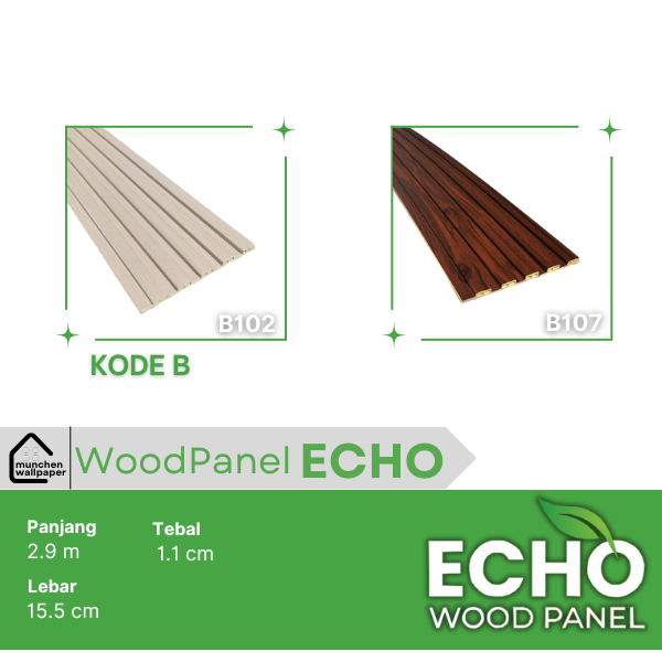 Echo WALL PANEL WPC / CISI WALLPANEL / WPC PANEL ECHO CODE B | Shopee Philippines