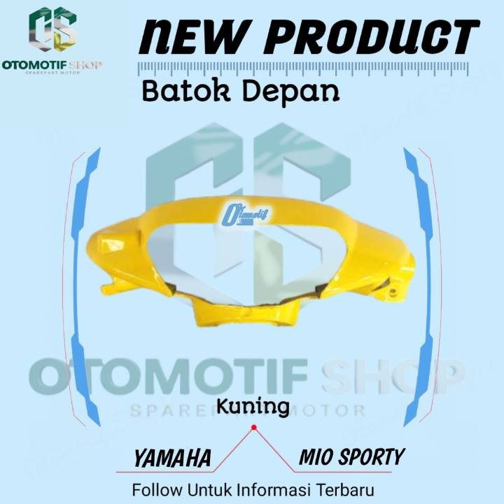 Yamaha Mio Sporty YELLOW Front Head Shell / Old Mio Front Handle 5TL ...