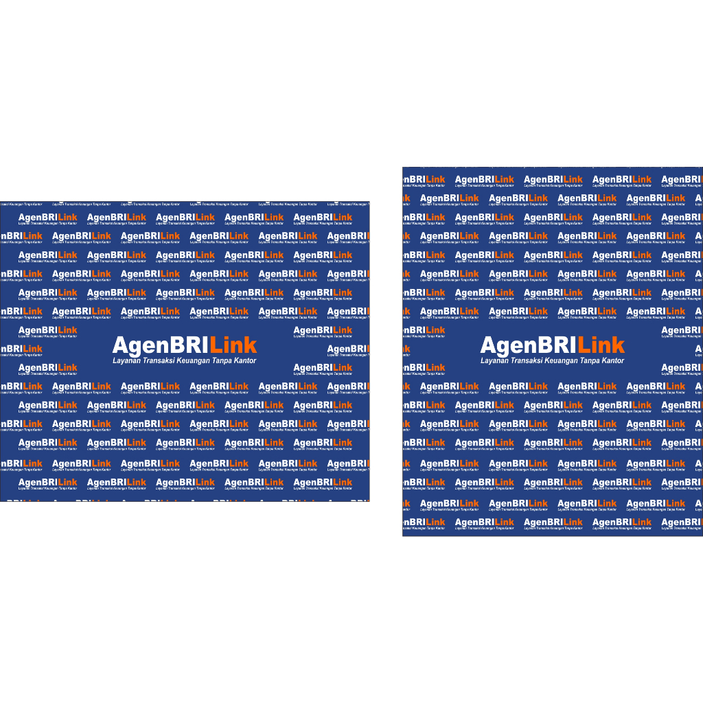 BRILINK BANNER BACKGROUND 130 CM X 160 CM BRILINK AGENT BANNER/ BRI ...
