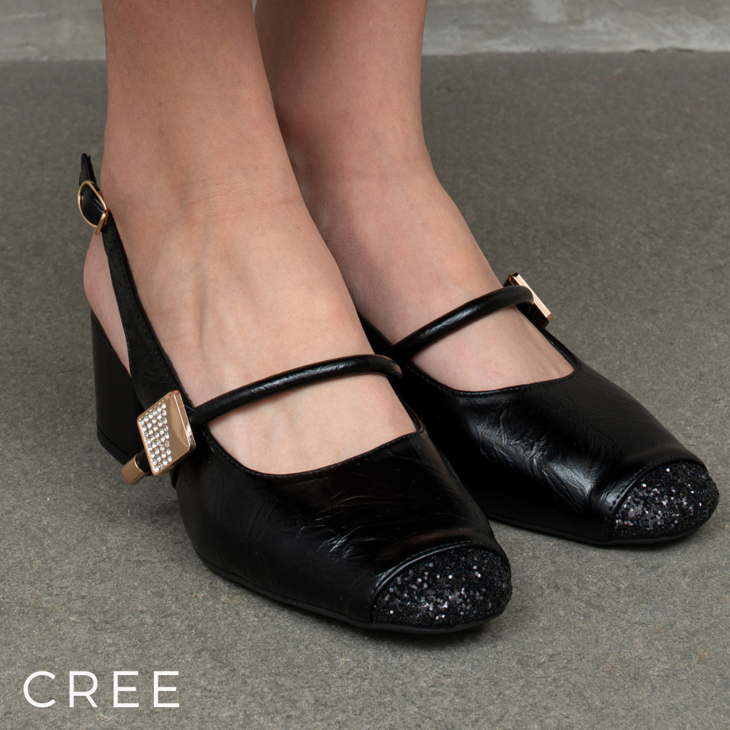 CREE - ALMA 5cm block heels Women's heels | Shopee Philippines