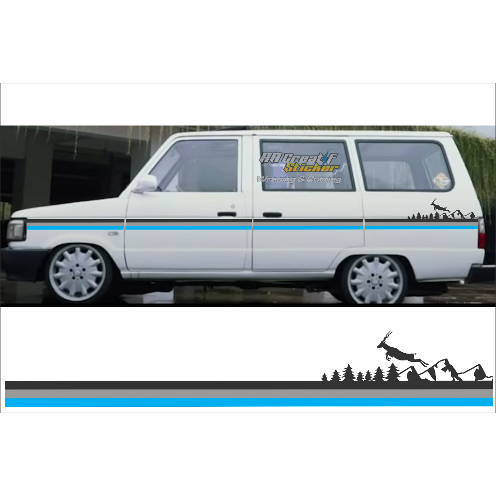 Custom TOYOTA KIJANG CAR CUTTING STICKER | Shopee Philippines
