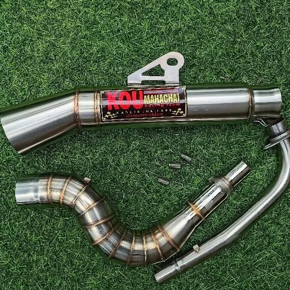 Kou mahachai Pipe canister conical open specs exhaust Pipe for Wave 125 ...
