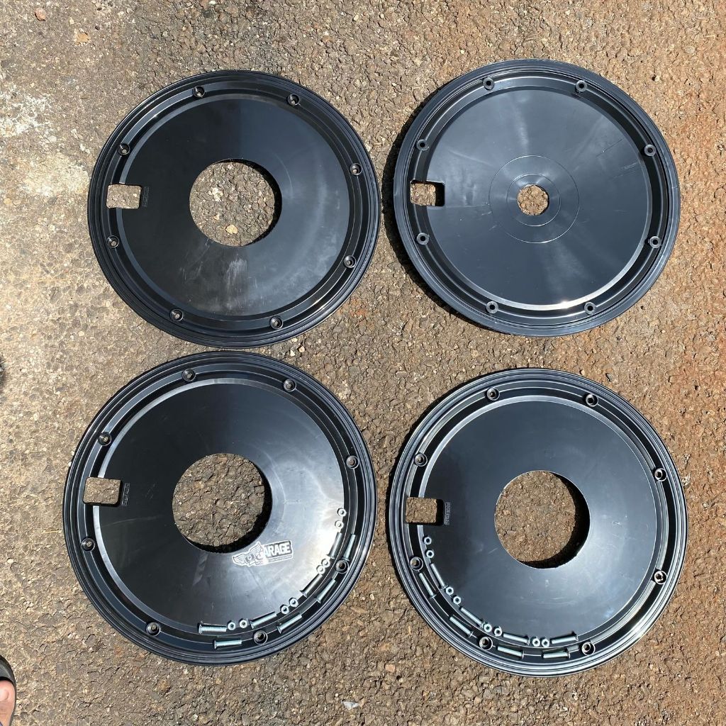 NEW BLACK astrea grand ABS Wheel Hub set Front and Rear Wheels ...