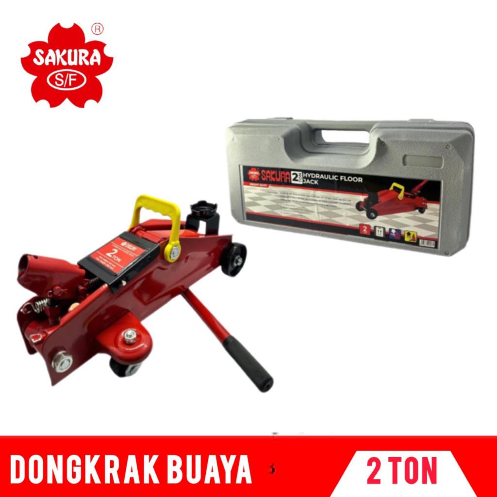 Hydraulic Floor Jack / 2 Ton Crocodile Jack Sakura SHFJ-002B | Shopee ...
