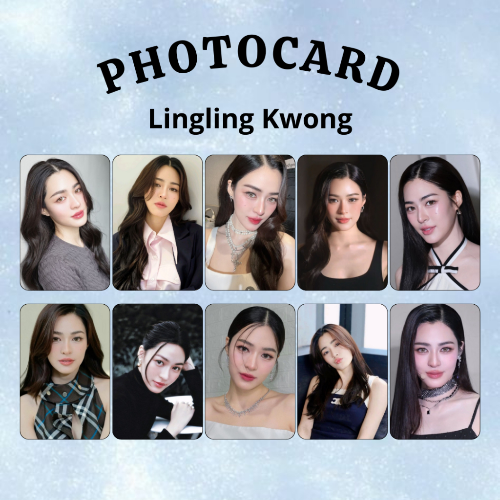 [25 PCS] Photocard Lingling Kwong Actris Thailand Selca Actress/Actor/Artist Thailand Thaibl ...
