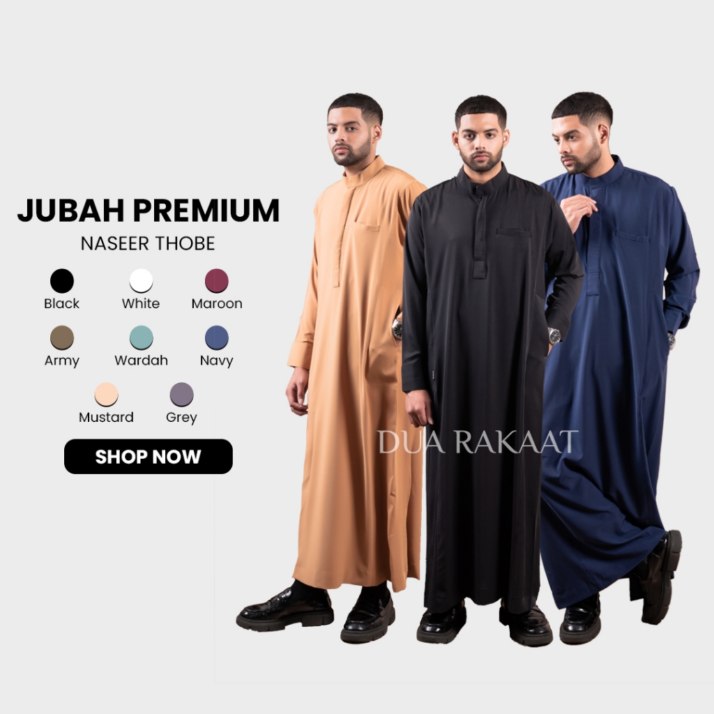 KATUN TWO RAKAAT Original Naseer Thobes Moroccan Sultan Robe Abaya ...