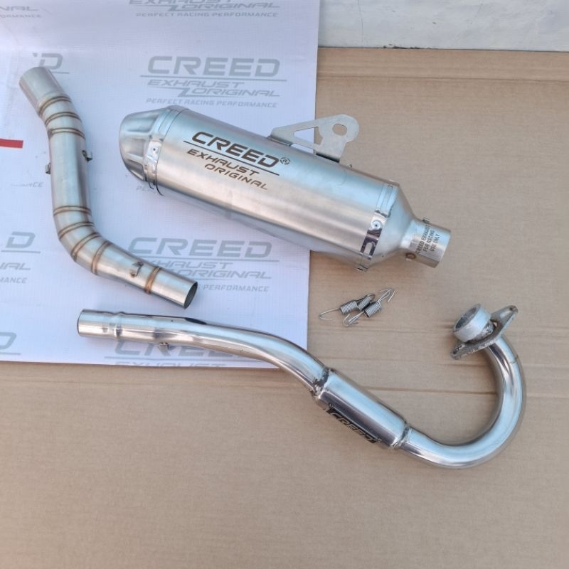 Exhaust CREED CRF 150 KLX Premium EXHAUST FULLSET | Shopee Philippines